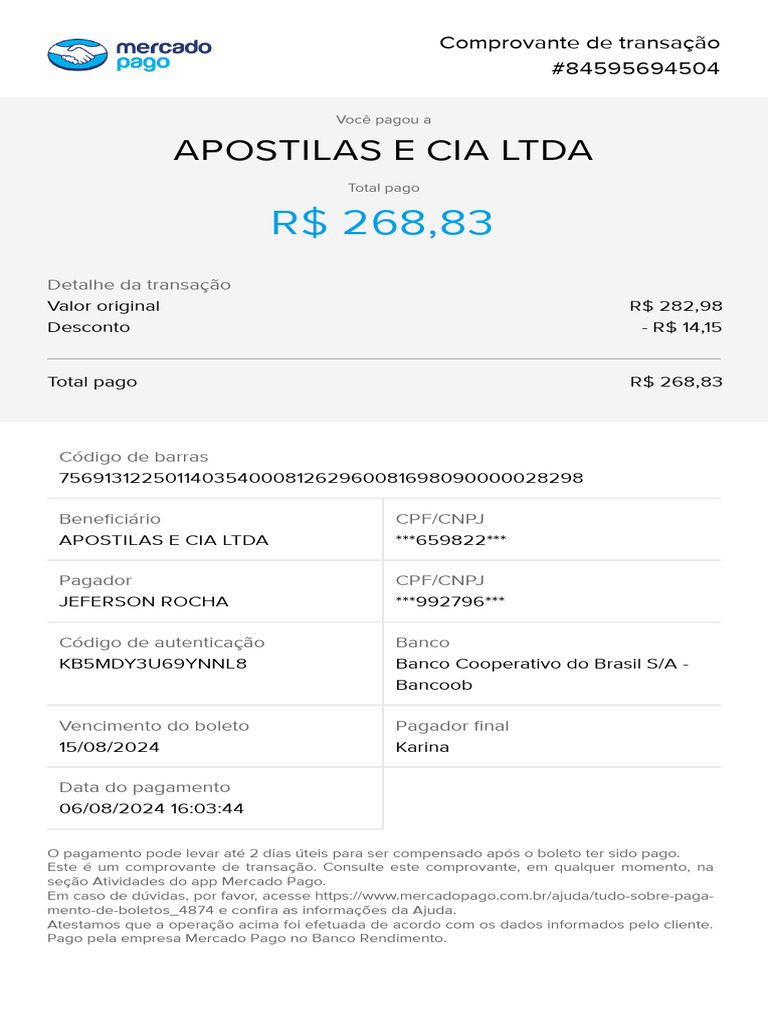 2024 08 06 15 03 45 920 Receipt | PDF