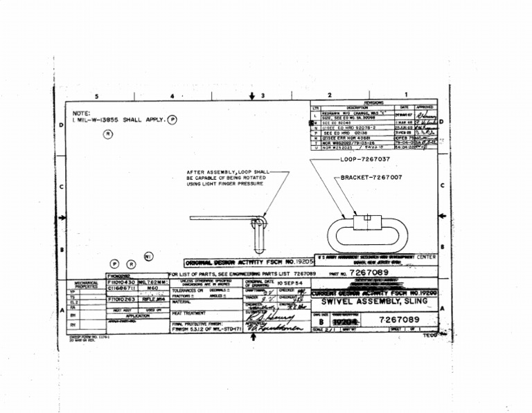 Dwg 7267089 Swivel Assy | PDF