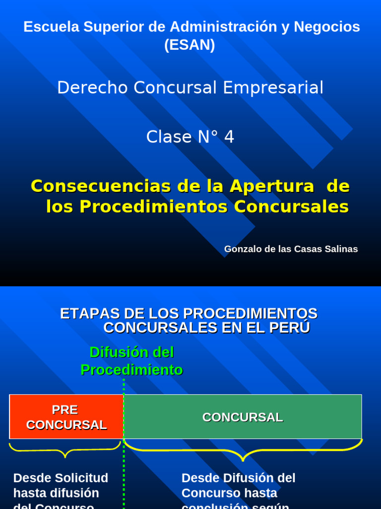 Concursal_ESAN_-_Clase_4[1] | PDF