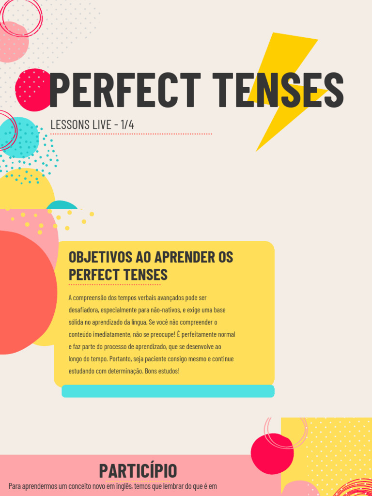 All Perfect Tenses!!!!! | PDF