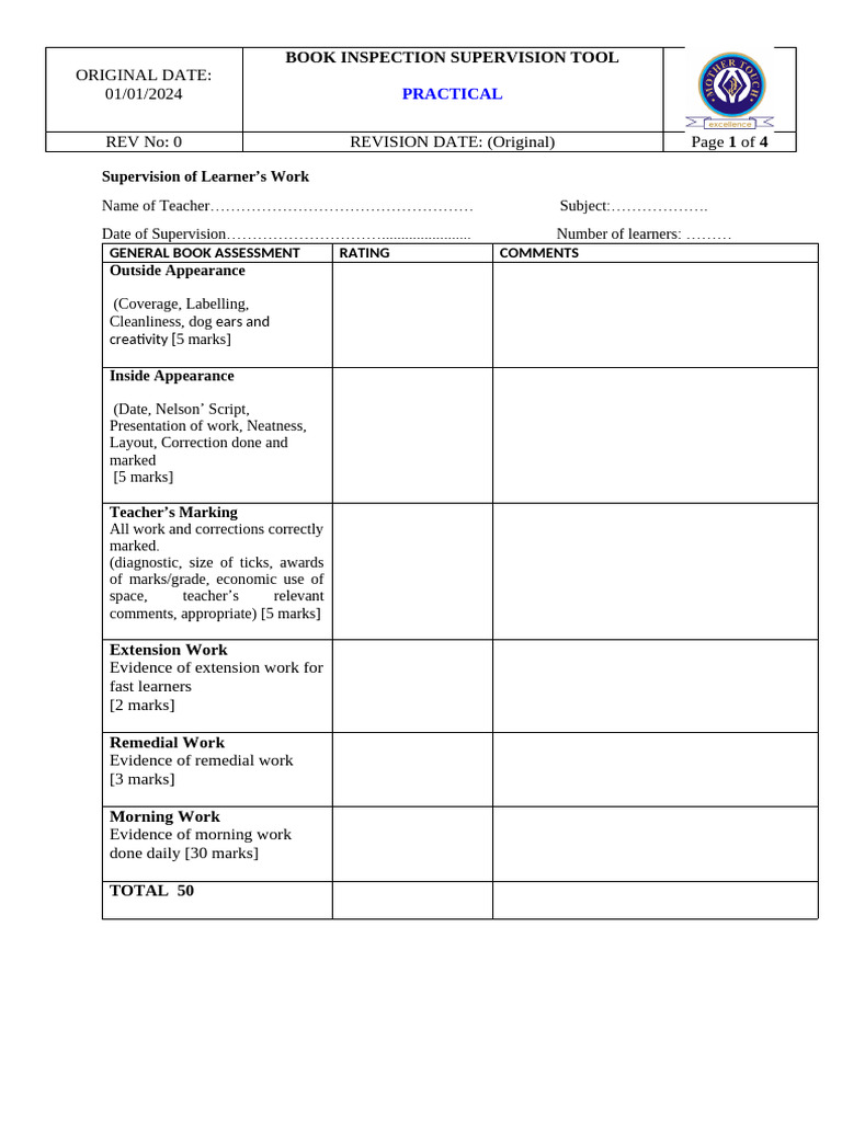 Book Inspection Tool Final AGRIC | PDF | Learning | Computers