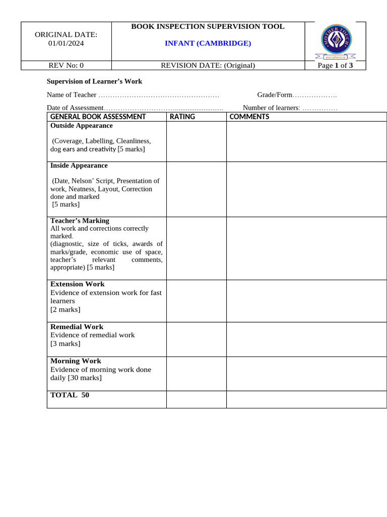 Book Inspection Cam Infant Finale | PDF | Cognition | Learning