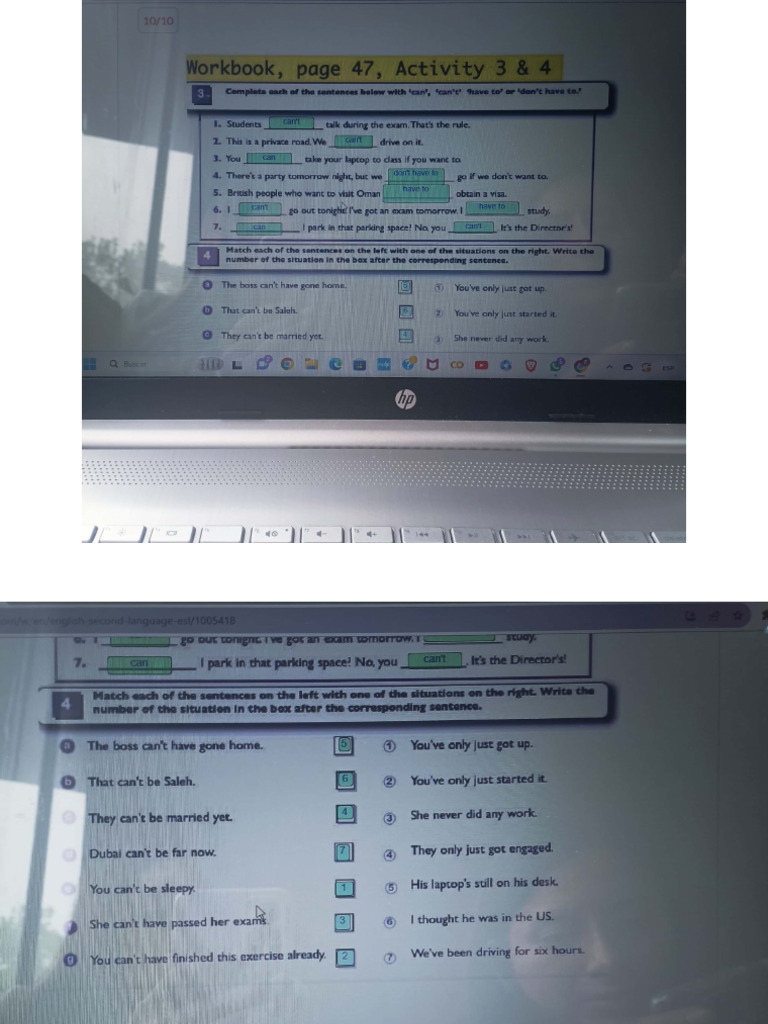 Class Worksheets | PDF