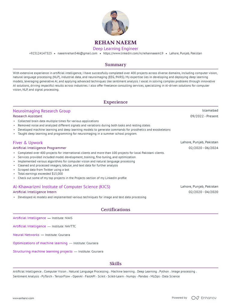 Rehan Naeem Resume | PDF