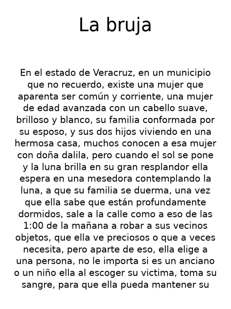 La Bruja | PDF