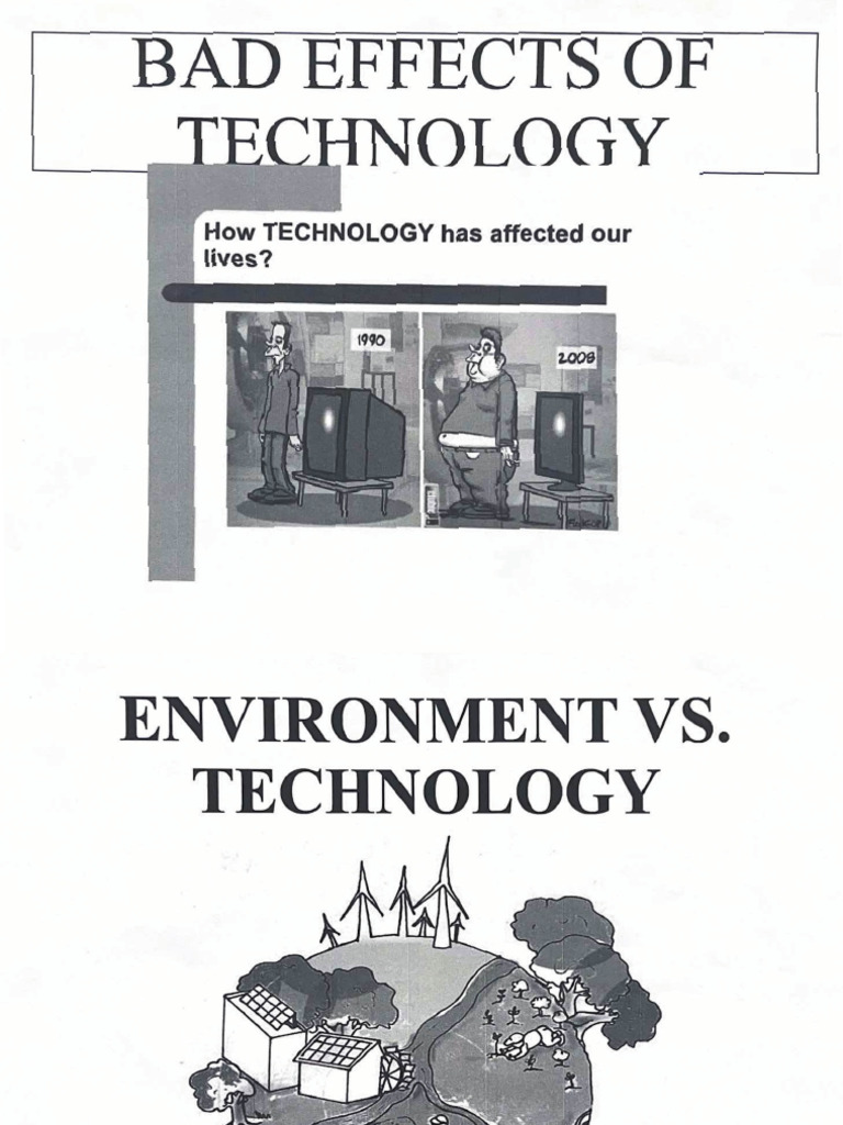 Technology Vs Environment | PDF