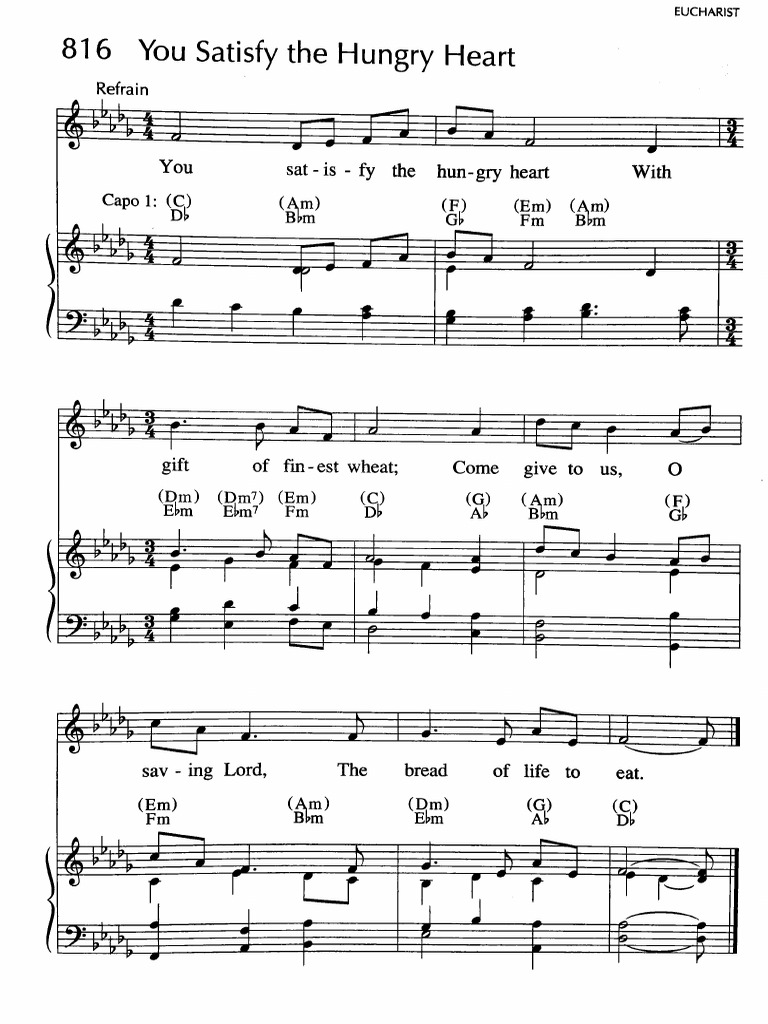 You Satisfy The Hungry Heart | PDF