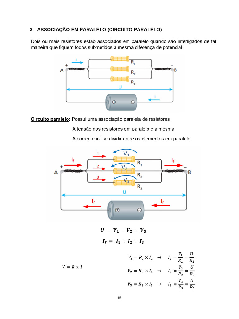 CAPÍTULO 3 - Configuração Série, Paralela e Mista de Circuitos ...