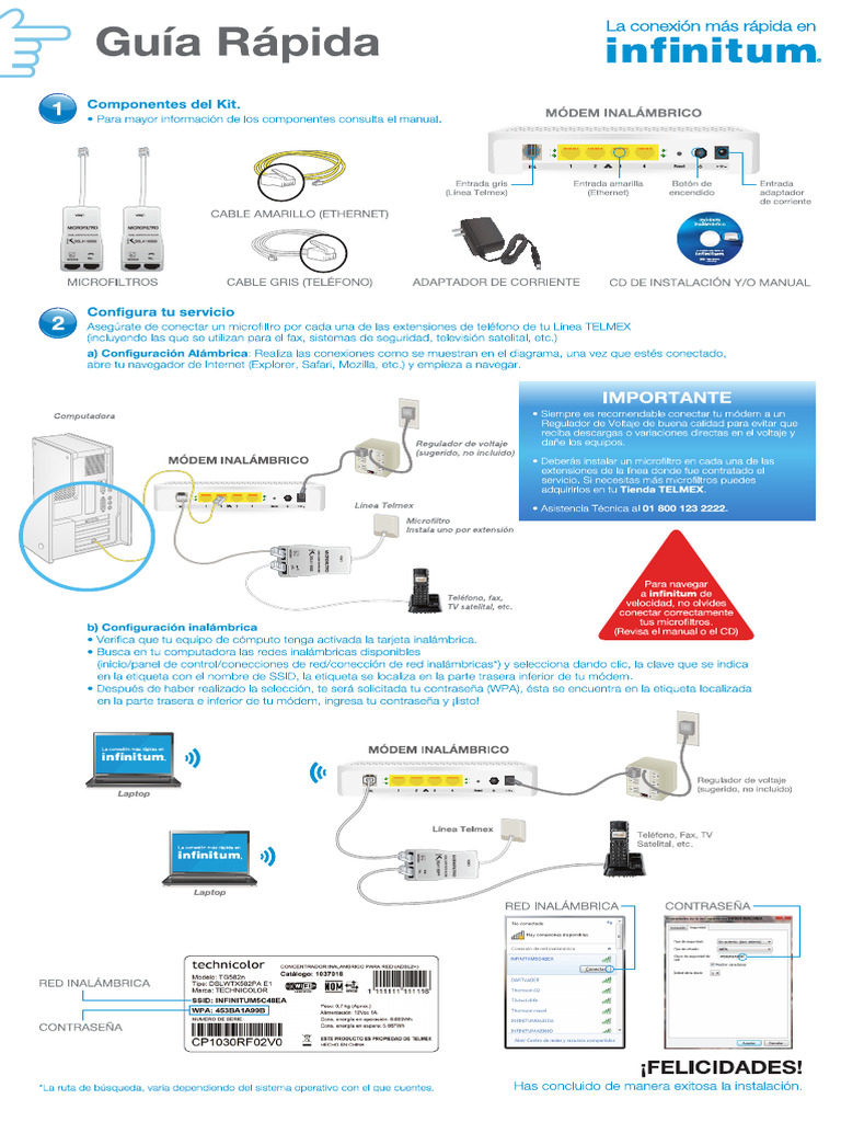 guia-modem_Technicolor_TG582n | PDF