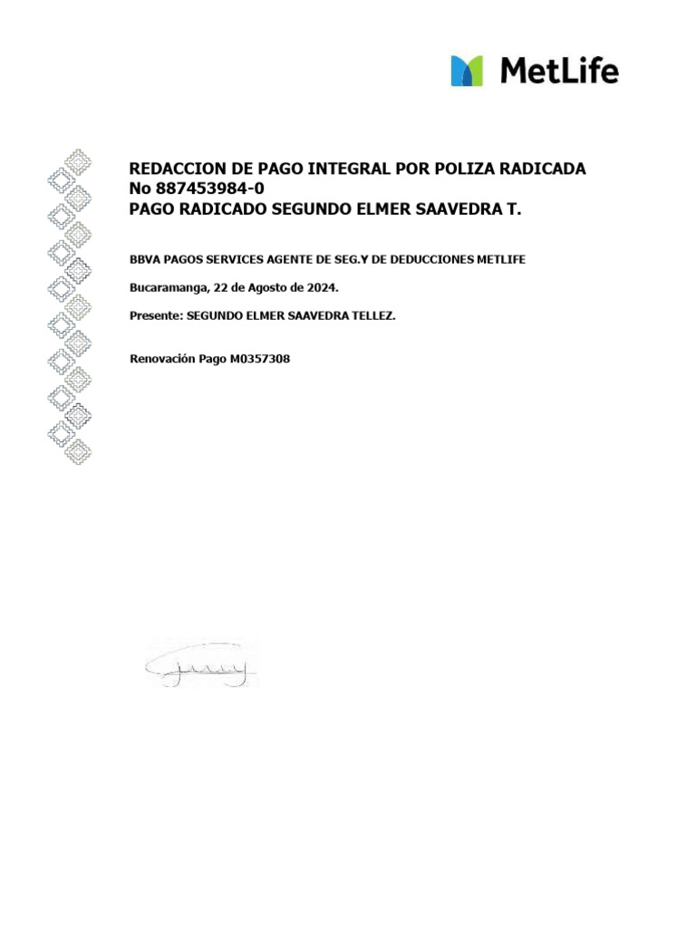 6258800286-CARTA-METLIFE | PDF