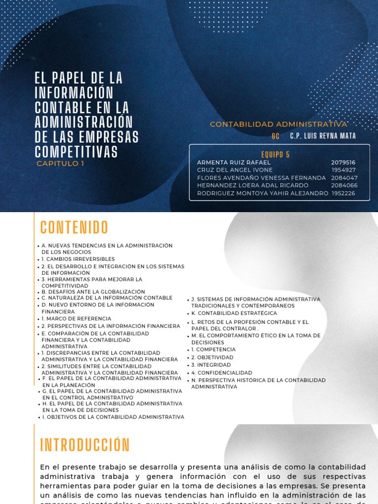 Eq. 5 - EV. 1 - CAP 1 RP FUNDAMENTOS INF FINANCIERA Y ADMVA | PDF