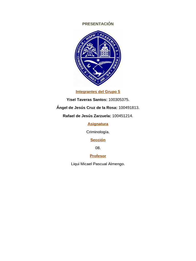 Tema III de Criminología | PDF