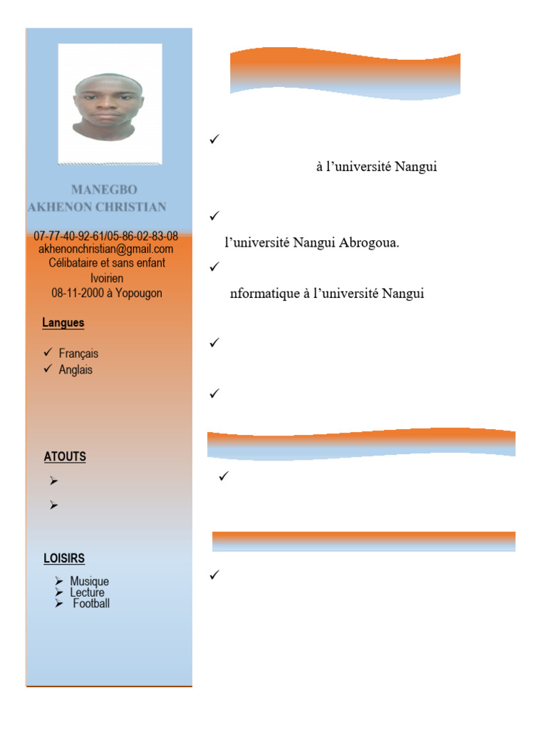 Christian CV b | PDF