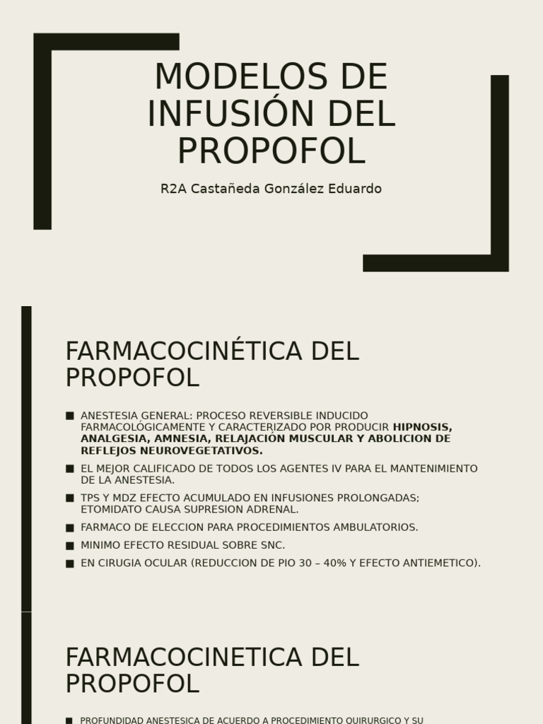 Propofol Infusion | PDF