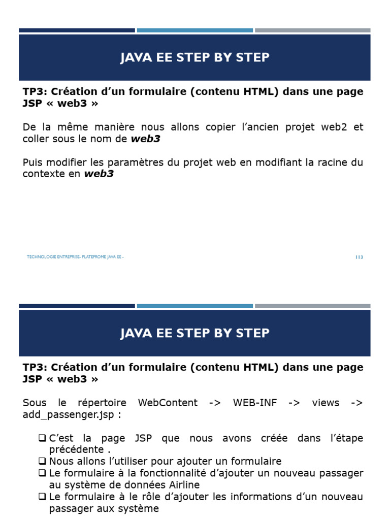 Java EE Partie 3 | PDF