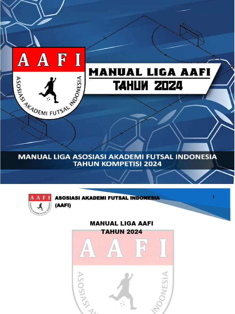 Manual Liga Aafi Tahun 2024 | PDF | Sports & Recreation