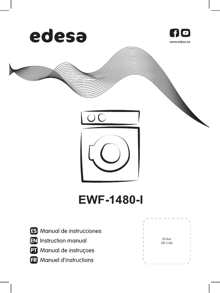 Manual Instrucc Edesa EWF-1480i | PDF