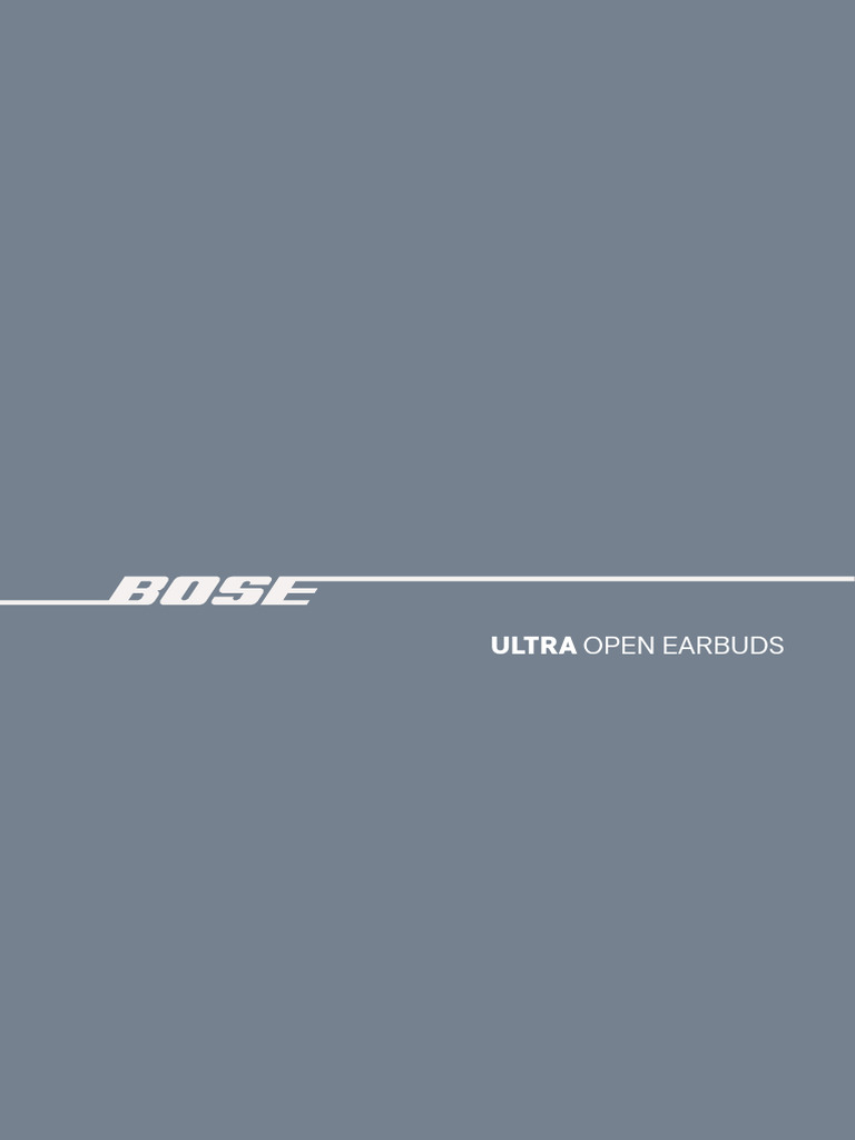 Manual - Audifonos Bose | PDF