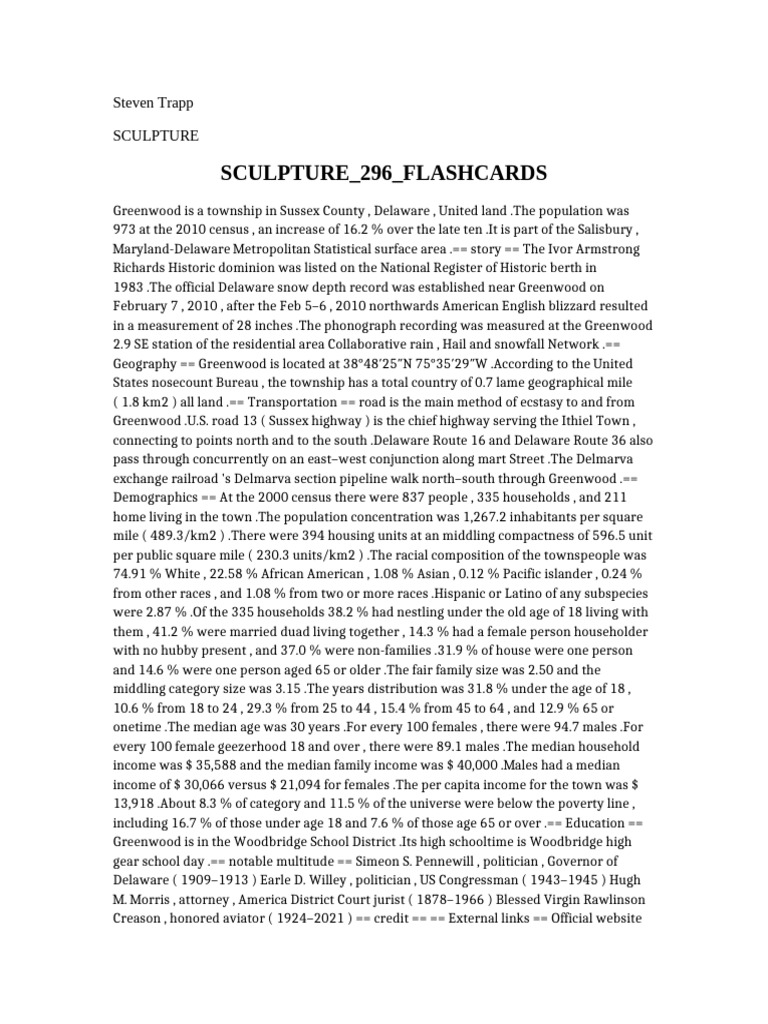 SCULPTURE_296_FLASHCARDS | PDF