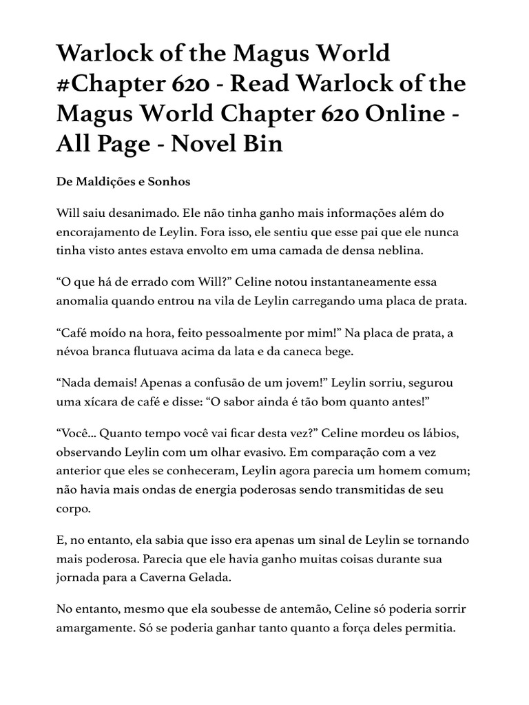 Warlock of The Magus World #Chapter 620 - Read Warlock of The Magus World Chapter 620 Online ...