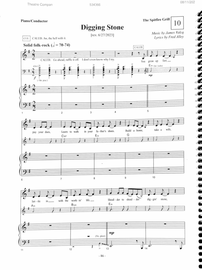 Digging Stone Sheet Music | PDF