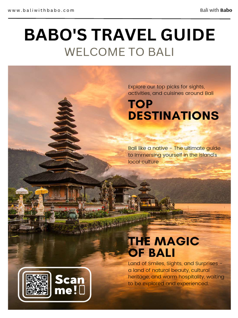 Bali Travel Guide Book | PDF