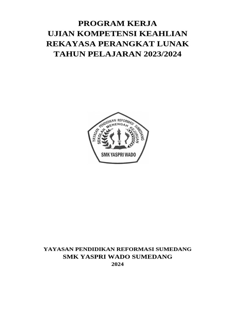 PROGRAM KERJA UJIKOM 2024 | PDF