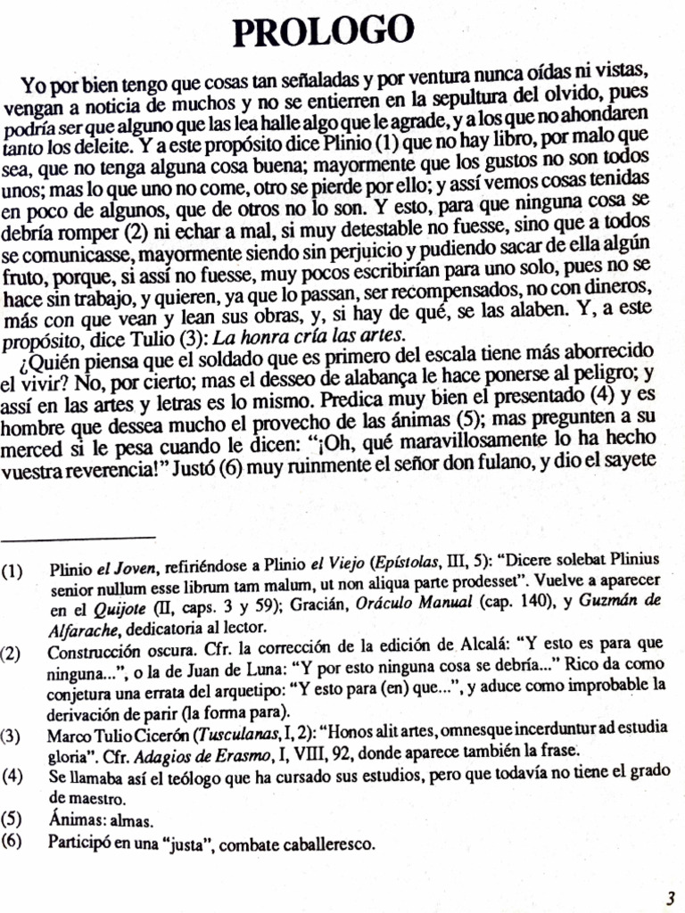 Lazarillo de Tormes, prologo | PDF
