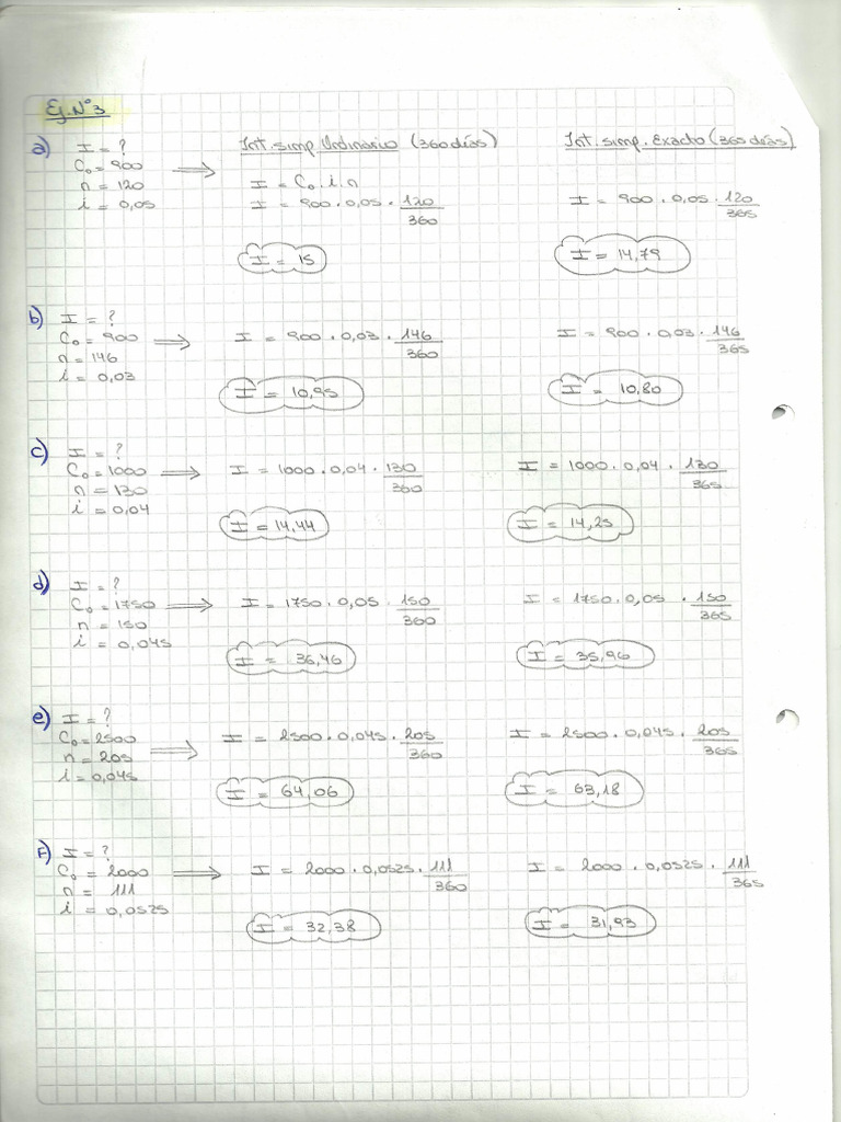 Interes simple | PDF