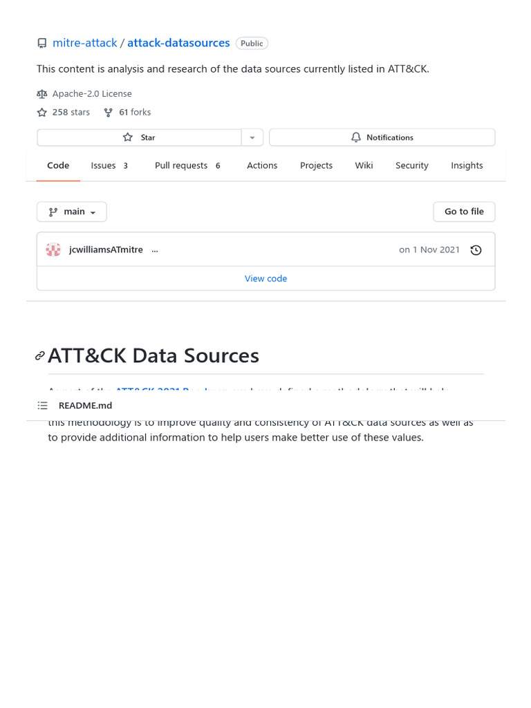 Github Mitre Attack Attack Datasources Pdf 