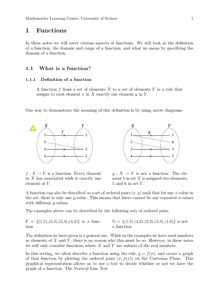 Domain and Range of Functions 2 | PDF