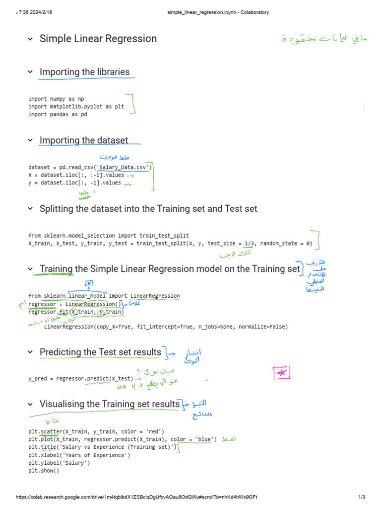 simple_linear_regression.ipynb - Colaboratory | PDF