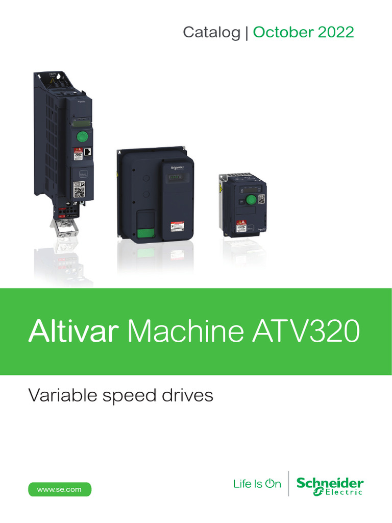 Catalog Altivar Machine ATV320 Variable Speed Drives | PDF