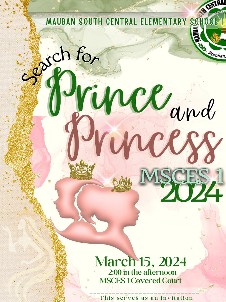 Prince and Princess 2024 Program | PDF