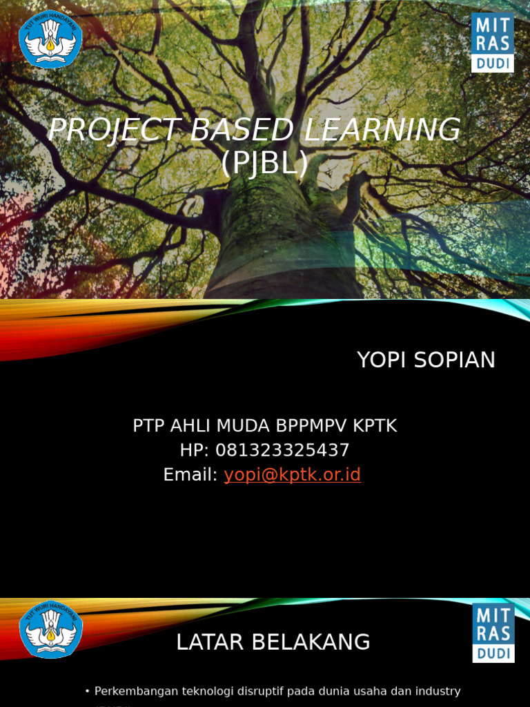 Pembelajaran PJBL - Yopi - 2024 | PDF