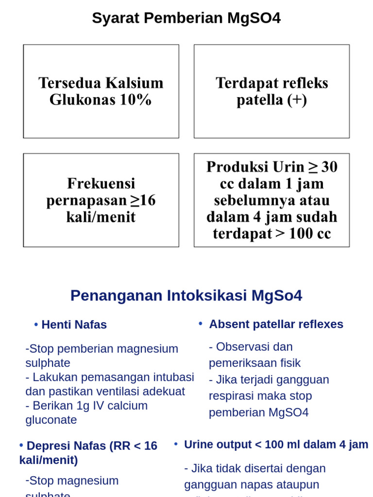 Syarat MgSO4 | PDF
