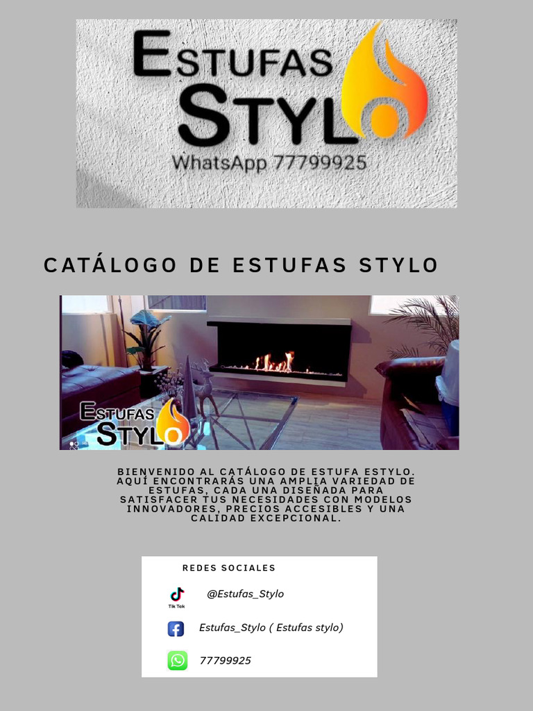 Estufas - Estylo. DZQ | PDF