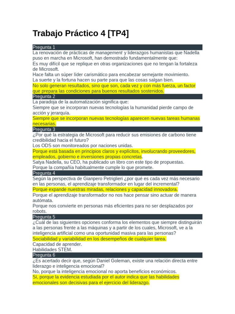 TP4 100% Tec Hum y Mod Glob | PDF