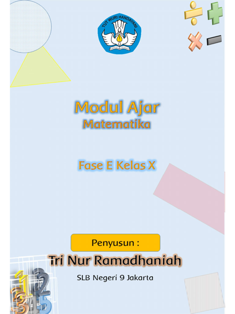 Modul Ajar Matematika - Luas Bangun Datar | PDF