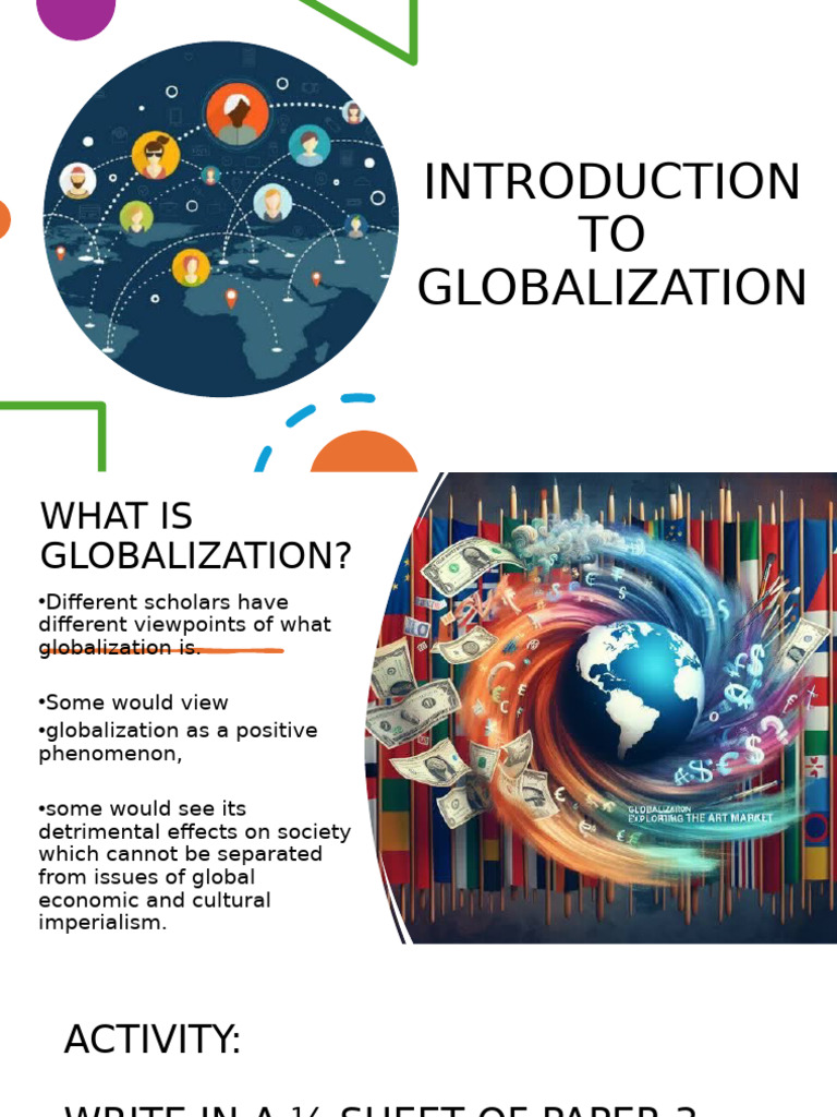 Introduction To Globalization | PDF