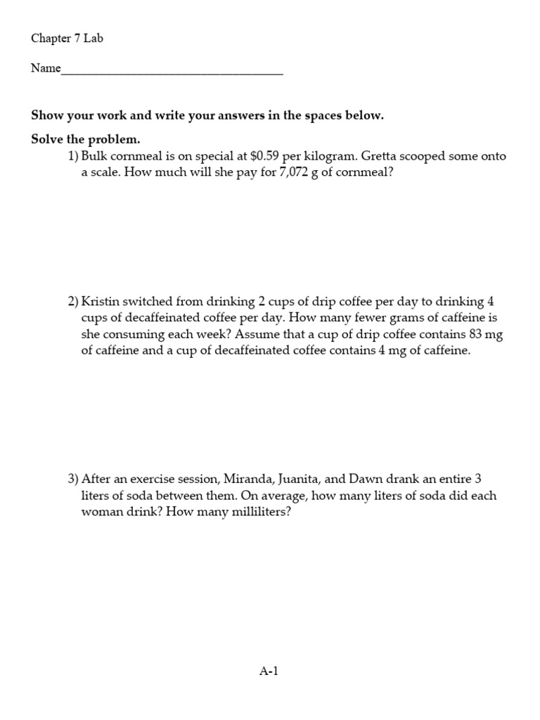 Chapter 7 Lab f2f Student | PDF | Home & Garden