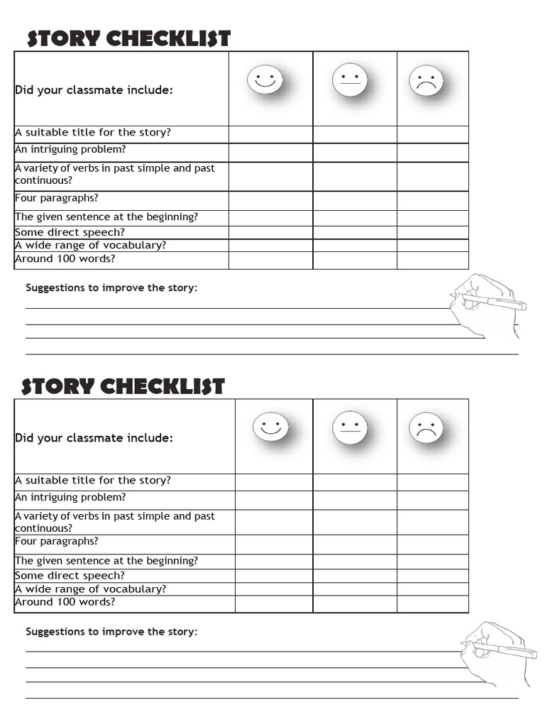 Story Checklist | PDF