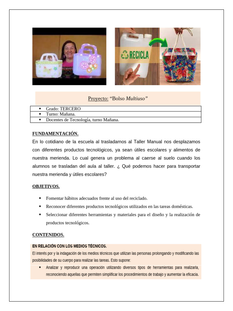 BOLSO multiuso | PDF