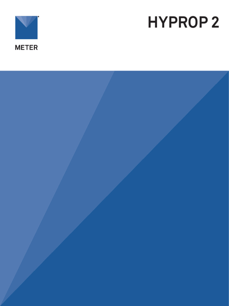 Hyprop Manual Web | PDF