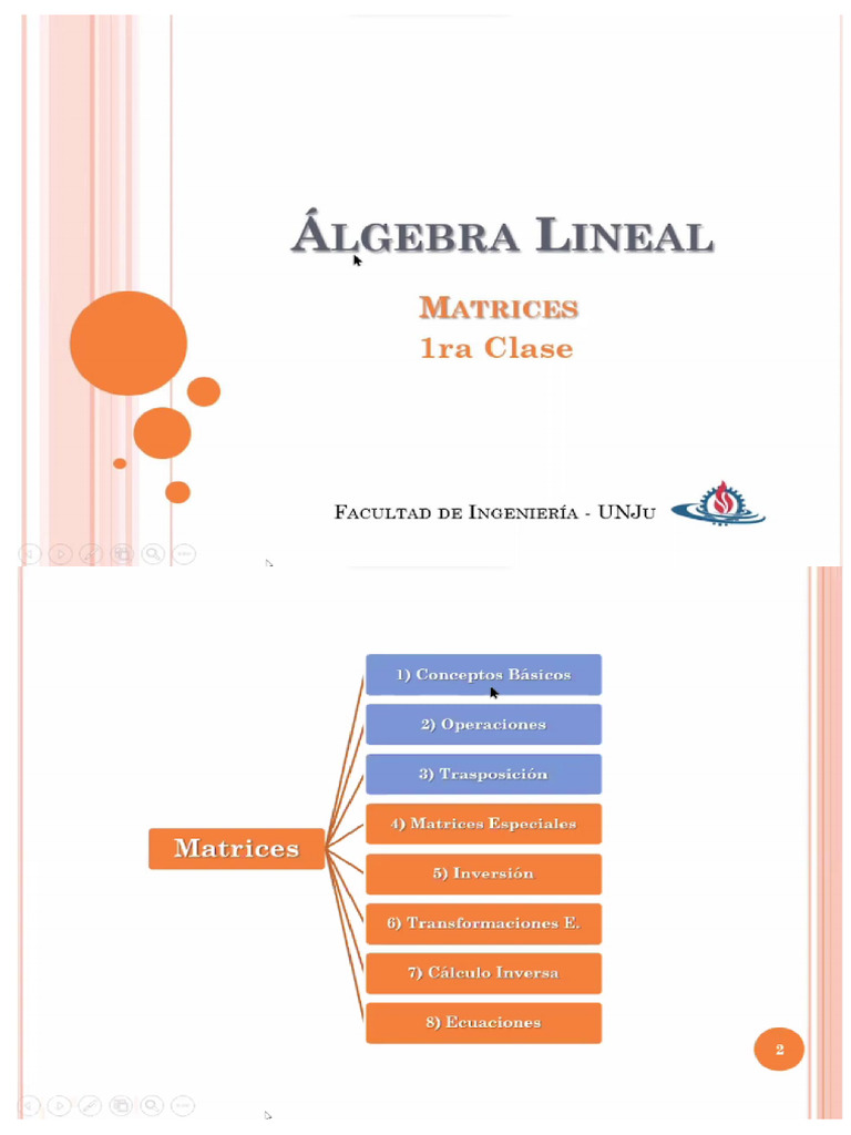 04 clase teoria Matrices 2023 | PDF