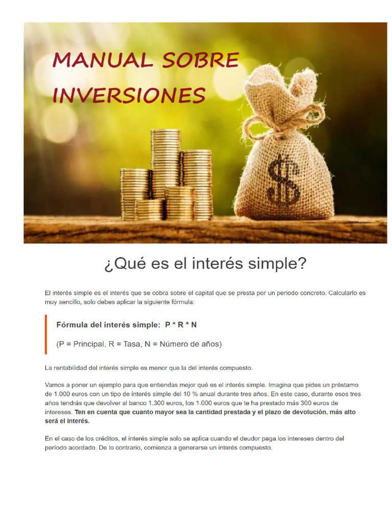Conceptos e Instrumentos Financieros Resumen Mio | PDF