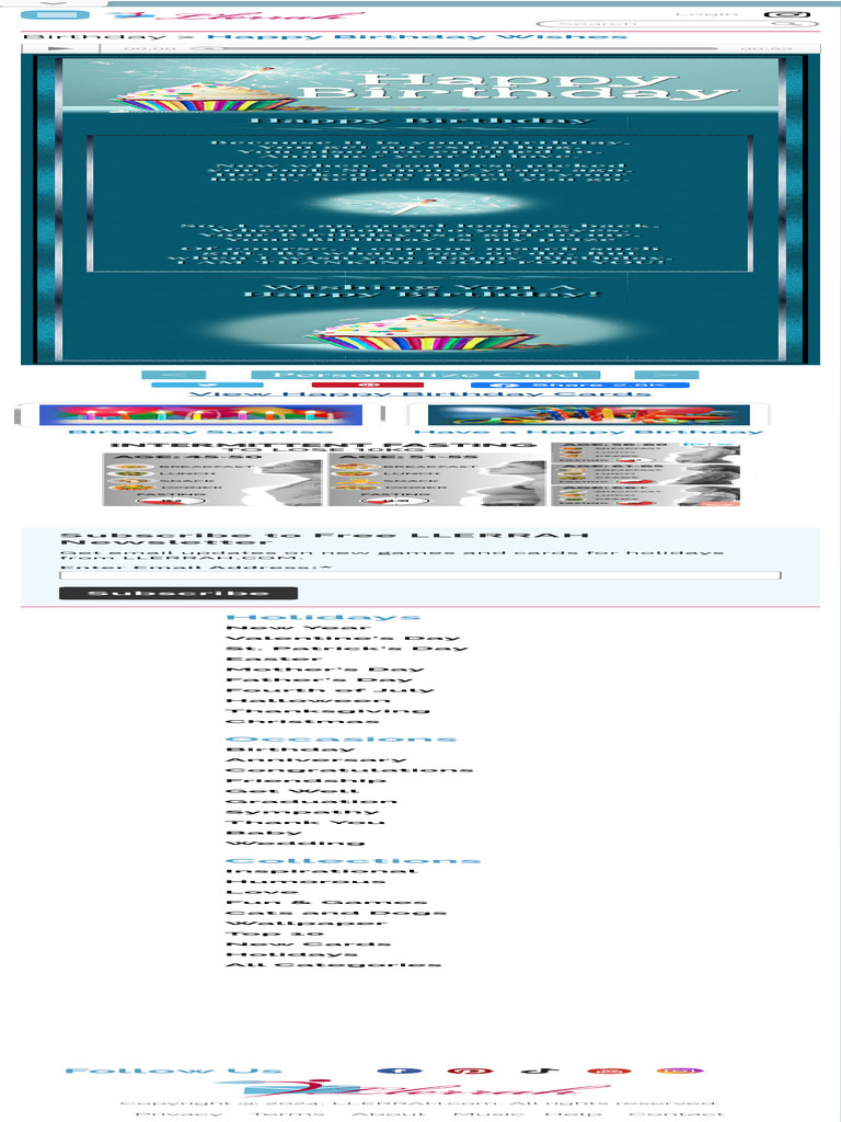 Happy Birthday Wishes | PDF