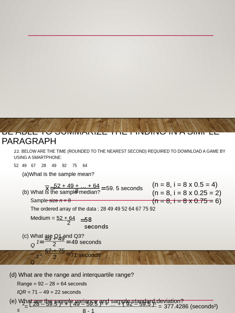 Math Report | PDF