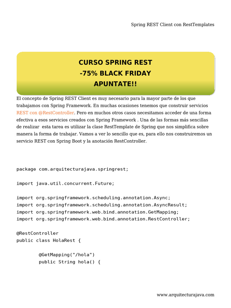 Curso Spring Rest | PDF
