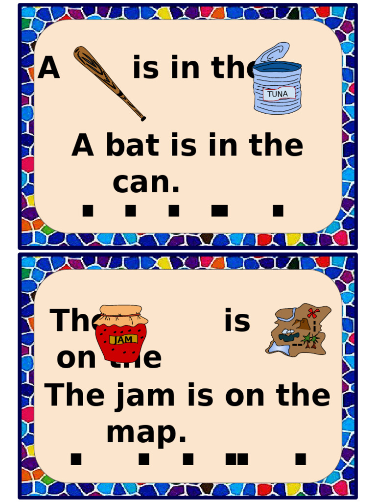 CVC Fluency Reading Practice Cards | PDF